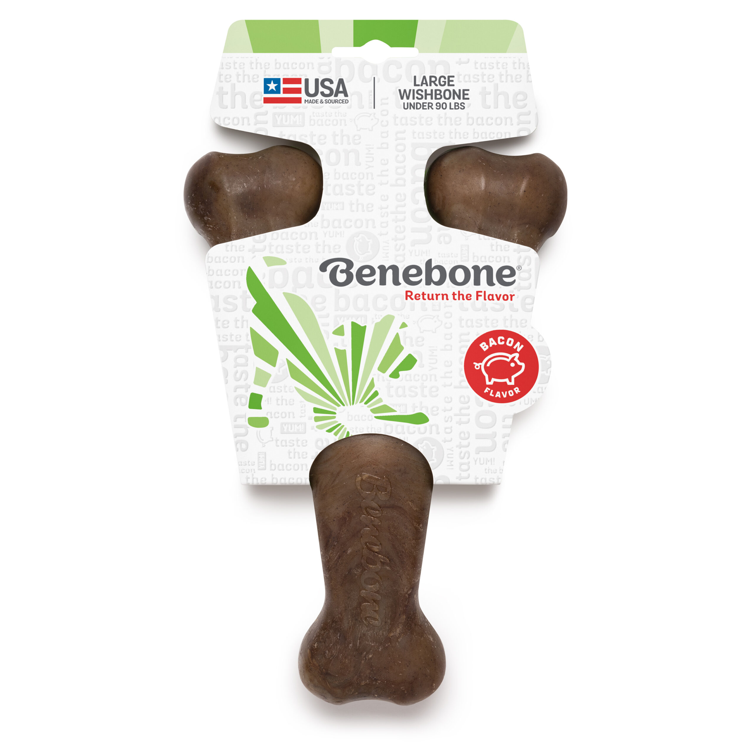 Brinquedo Benebone Wishbone sabor Bacon de Roer para Cachorro - Fluffy ...